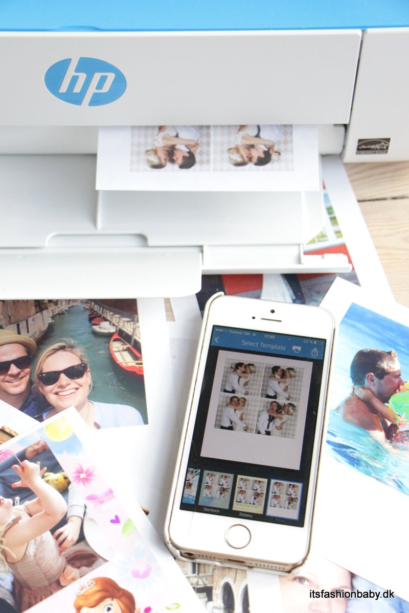 Min egen fotovæg med HPs nye printer - It's Fashion, Baby!